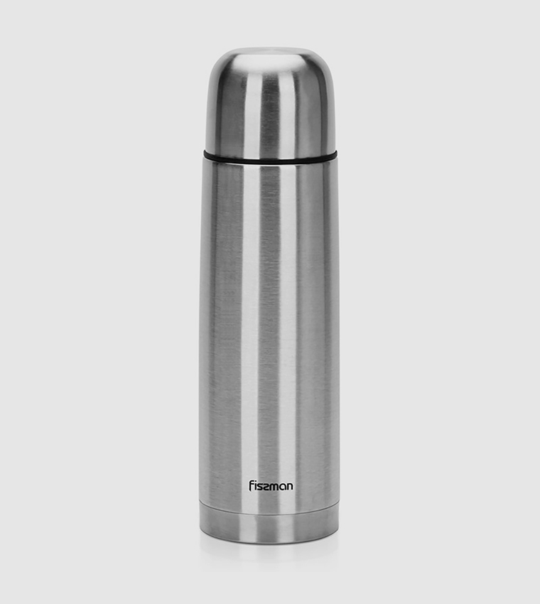 Buy Fissman Stainless Steel Metallic Vacuum Flask 750ml In Silver ...