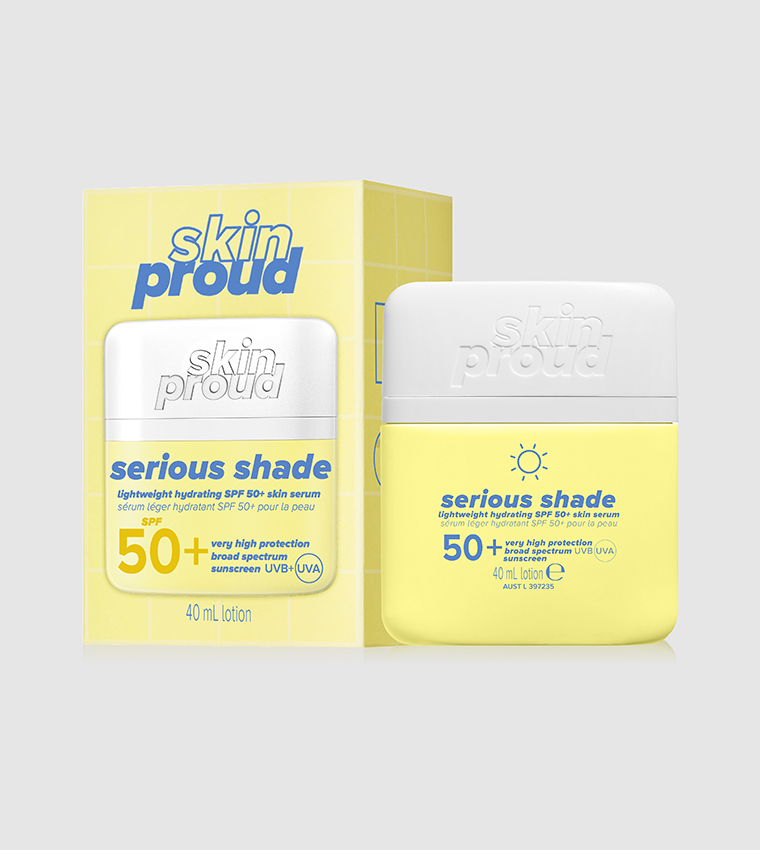Buy Skin Proud Serious Shade Skin Serum Sunscreen SPF 50, 40ml In Clear ...