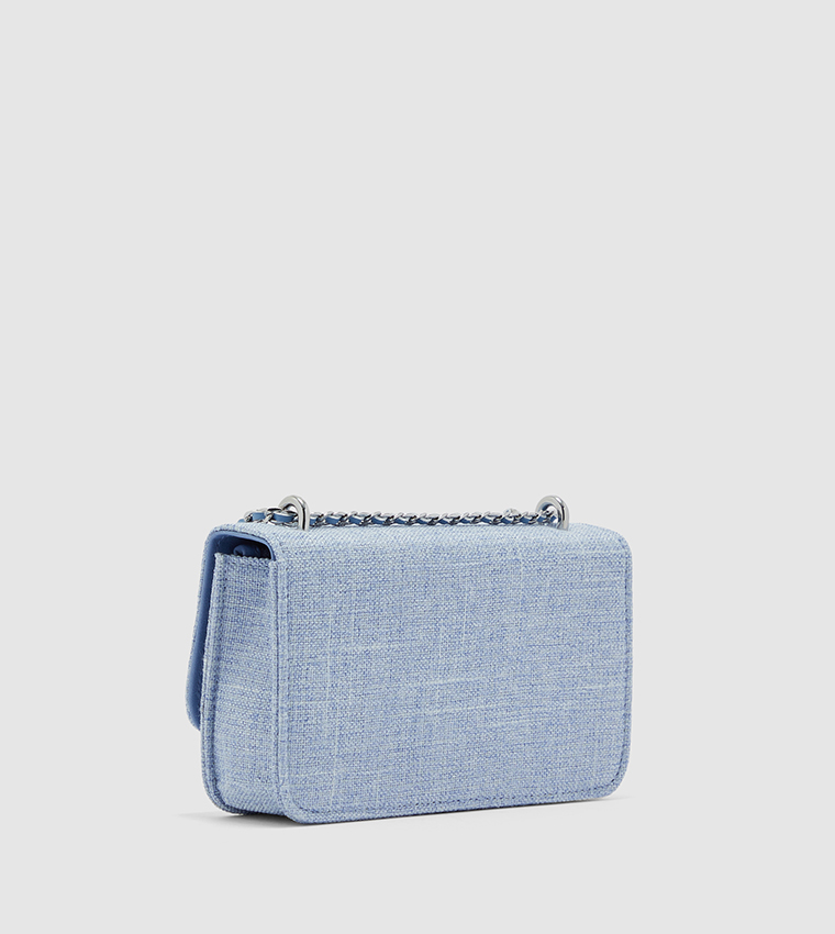 Buy Dune London Bouclay Di Crossbody Bag Blue In Blue | 6thStreet Qatar