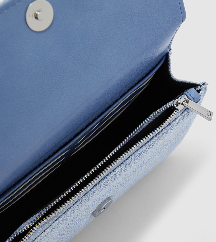 Buy Dune London Bouclay Di Crossbody Bag Blue In Blue | 6thStreet Qatar
