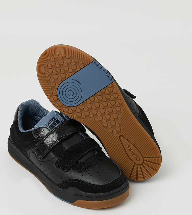Buy Clarks CICA 2.0 K. Velcro Closure Sneakers In Black | 6thstreet Qatar