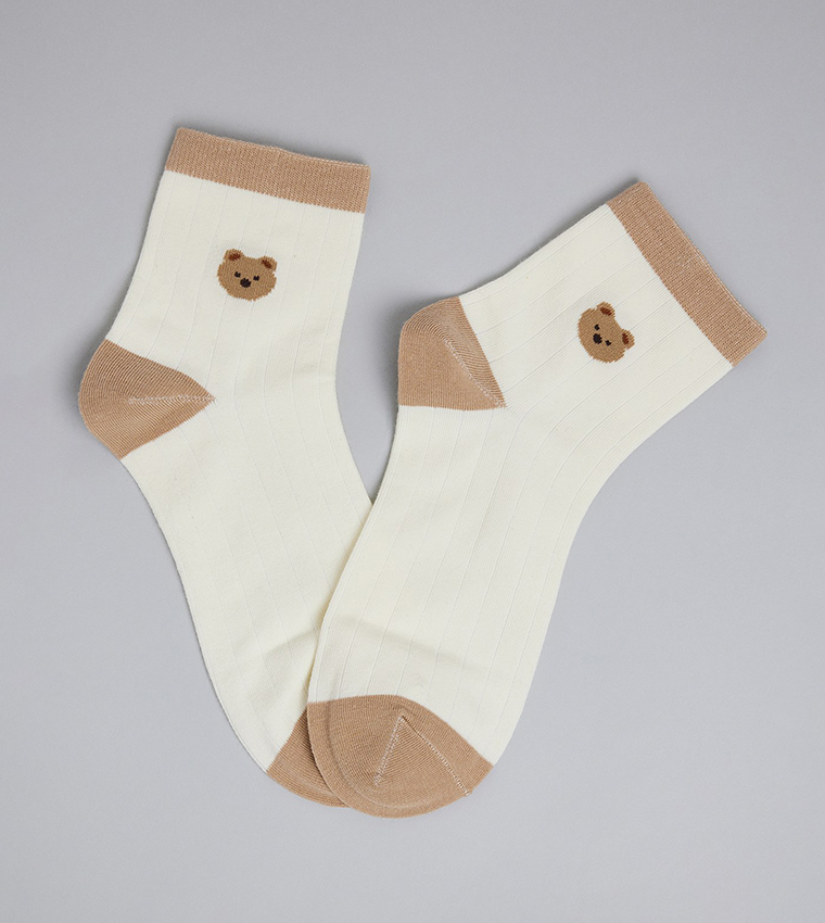 Buy R&B 3 Pack Self Color Block Ankle Socks In Multiple Colors ...