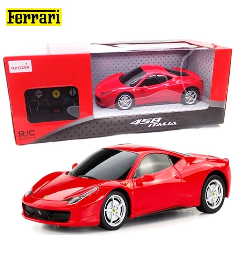Buy RASTAR RASTAR: 1:18 Ferrari 458 Italia RC Car Red In Multiple ...