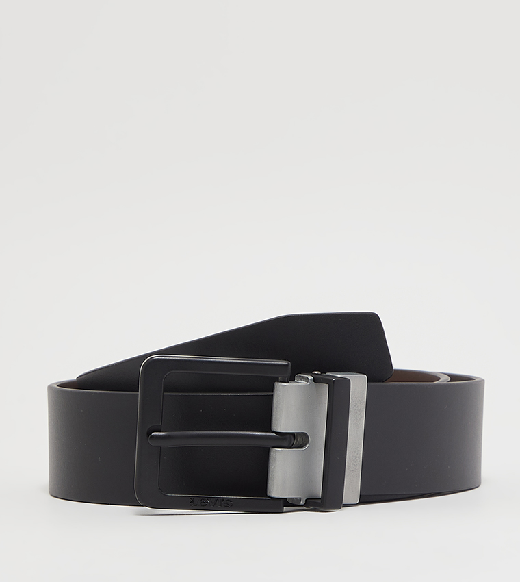 Buy Levi's Louis Reversible Belt In Black | 6thStreet UAE