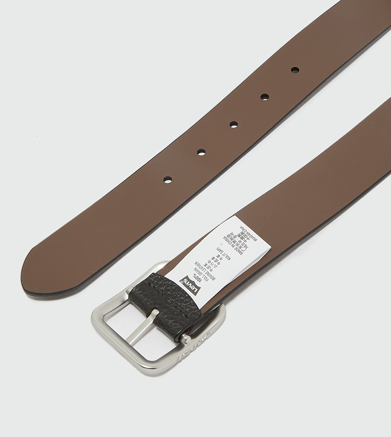 Buy Levi's Classic Skinny Reversible Belt In Black | 6thStreet UAE