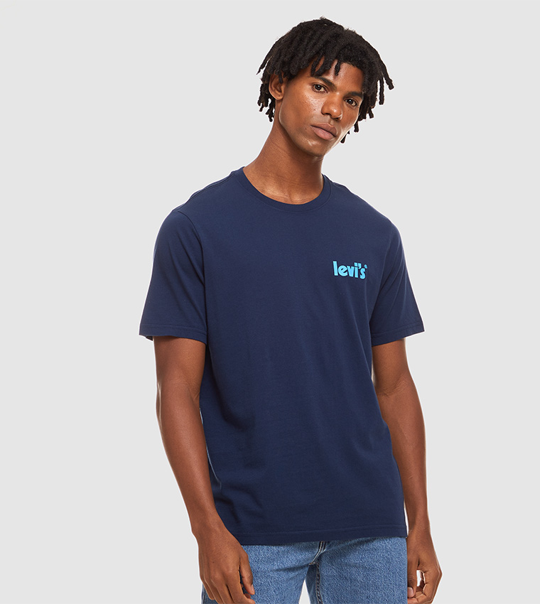 Buy Levi's Short Sleeve Relaxed Fit T Shirt In Blue | 6thStreet Qatar