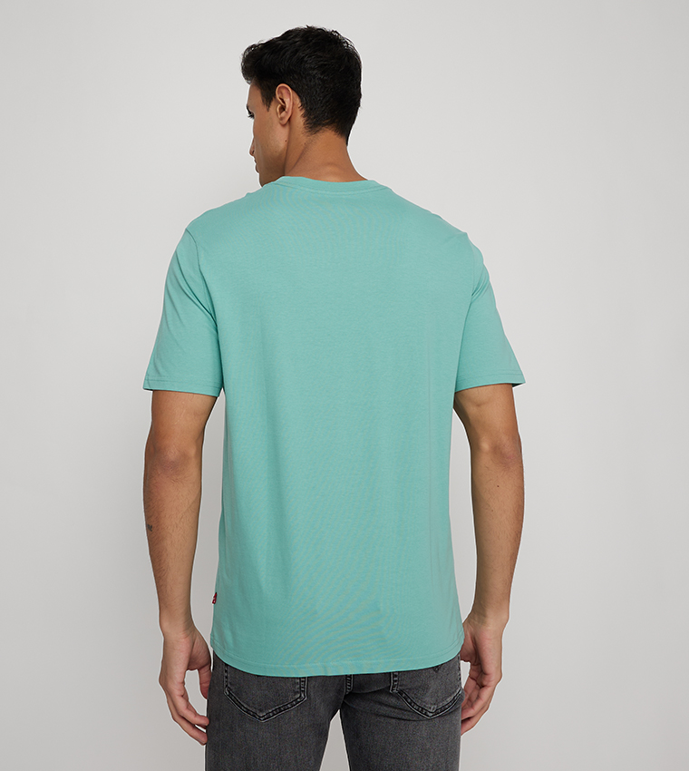 Buy Levi's Logo Printed Short Sleeves T Shirt In Green | 6thStreet UAE