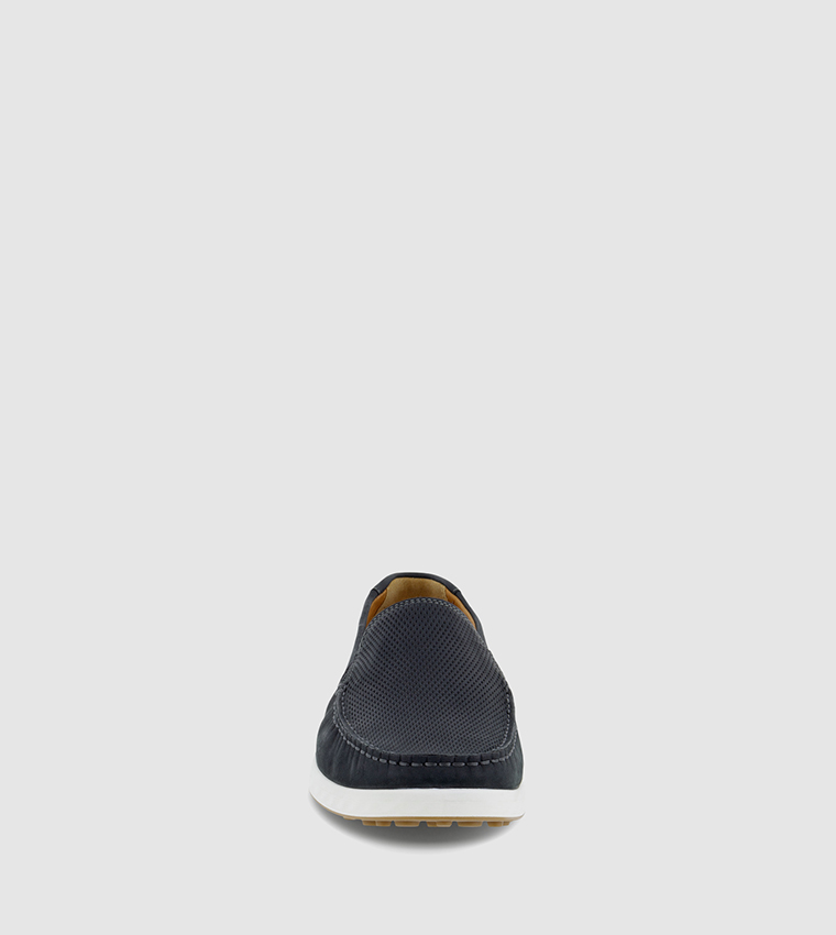 Buy ECCO S LITE MOC Textured Slip On Loafers In Black | 6thStreet UAE