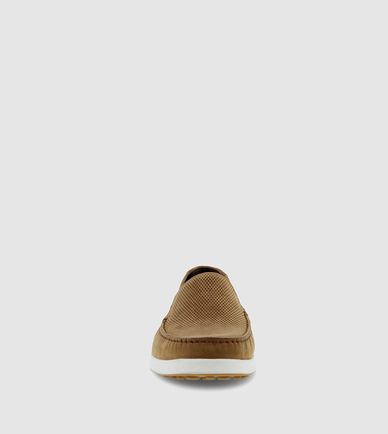 Buy ECCO S LITE MOC Textured Slip On Loafers In Brown | 6thStreet UAE