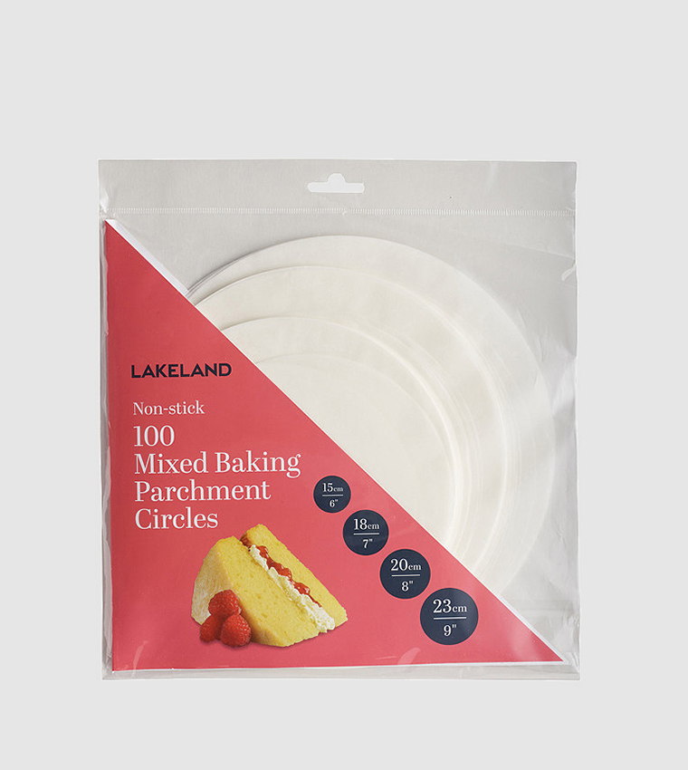Buy Lakeland Baking Parchment Mixed Pack 100 Multi In Multiple Colors ...