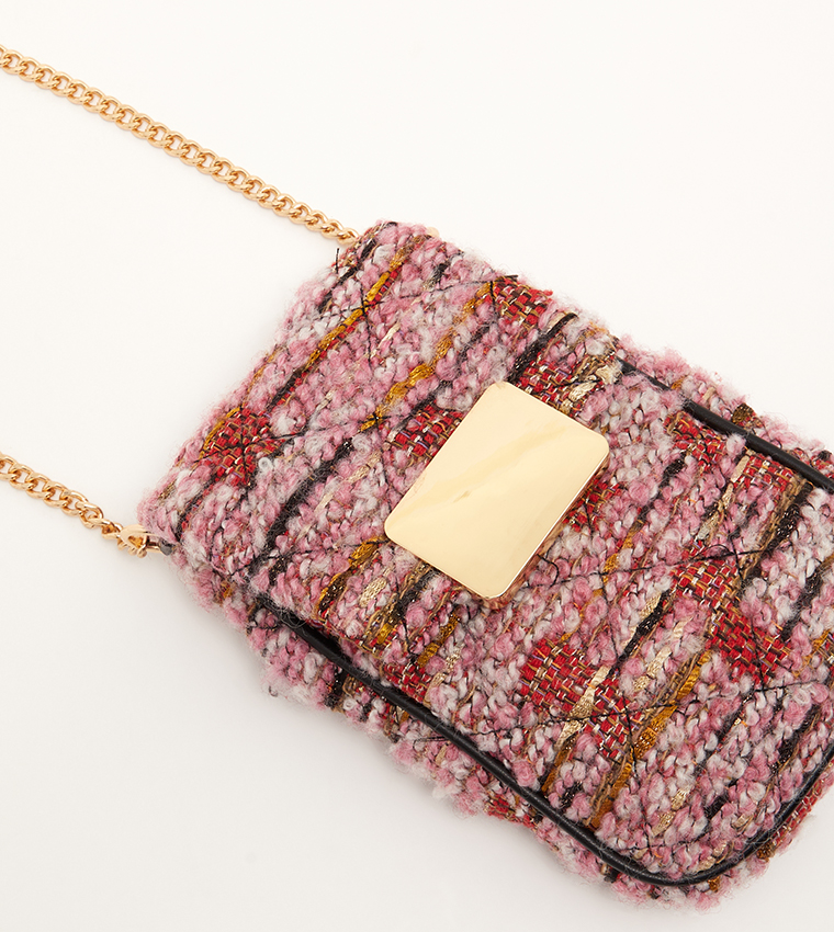 Buy Parfois Chain Strap Crossbody Phone Pouch In Red | 6thStreet UAE