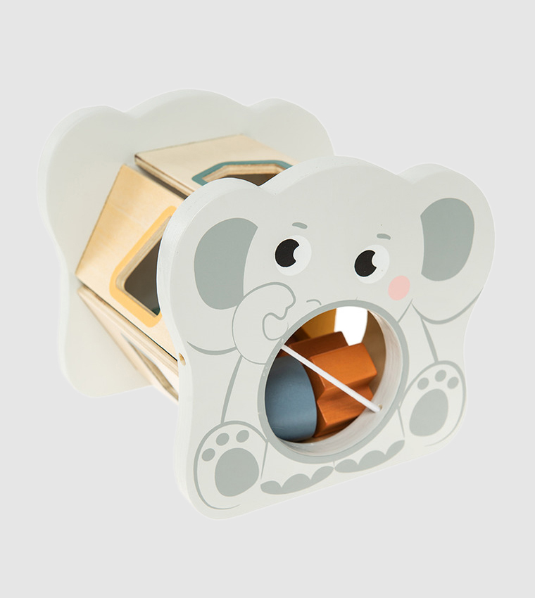Buy R&B Kids Elephant Shape Sorter Wooden Toy In Multiple Colors ...