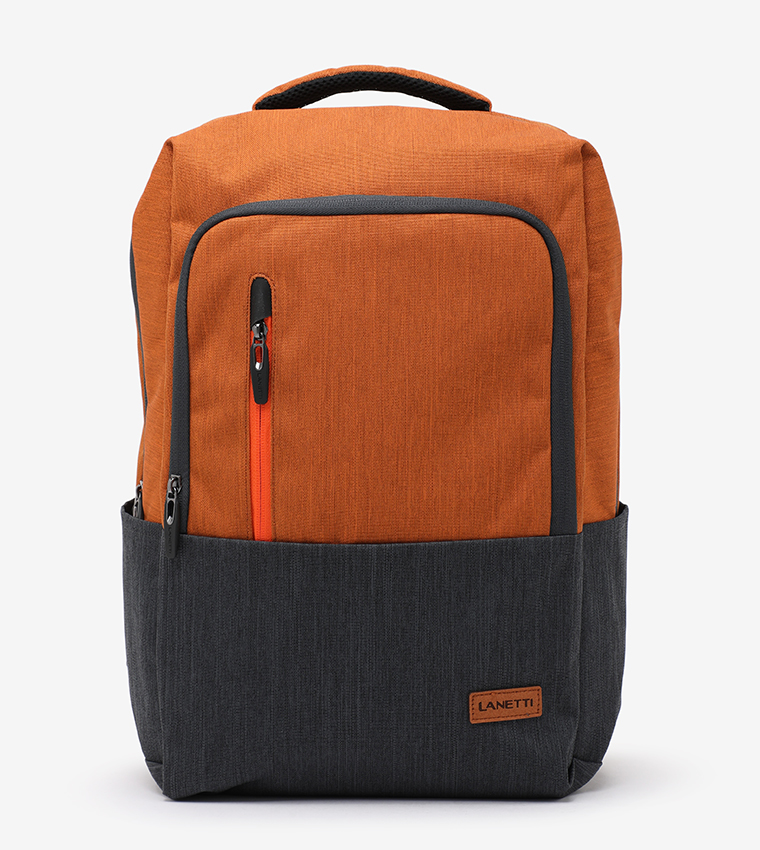 Buy Lanetti Laptop Bags Bmp S 042 15 03 Dark Orange In Orange ...
