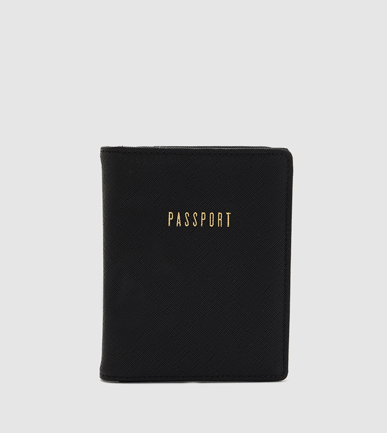 Buy Accessories @ CCC Passport Covers In Black | 6thStreet Qatar