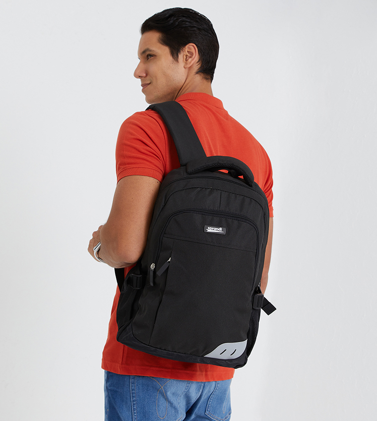Buy CCC Solid Backpack In Black | 6thStreet UAE