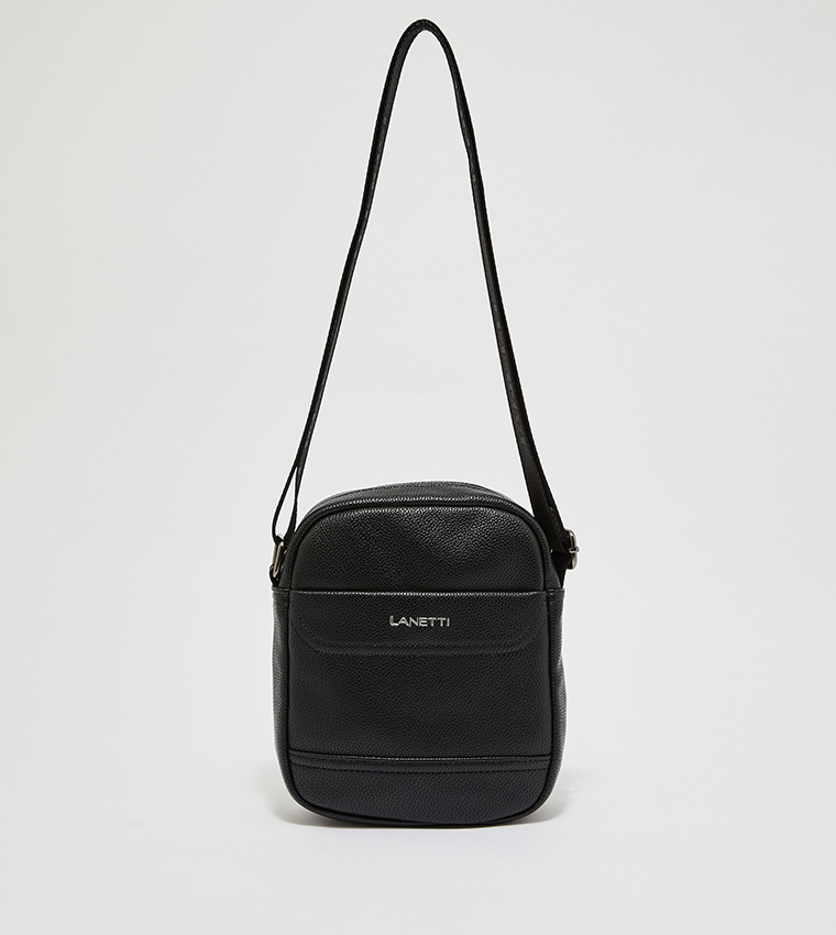 Buy Lanetti @ CCC Cross Body Travel Office Messenger Bag In Black ...