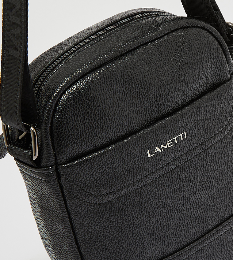 Buy Lanetti @ CCC Cross Body Travel Office Messenger Bag In Black ...