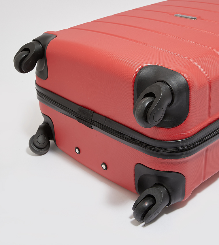 Buy Lasocki @ CCC Solid Trolley Luggage Bag In Red | 6thStreet UAE