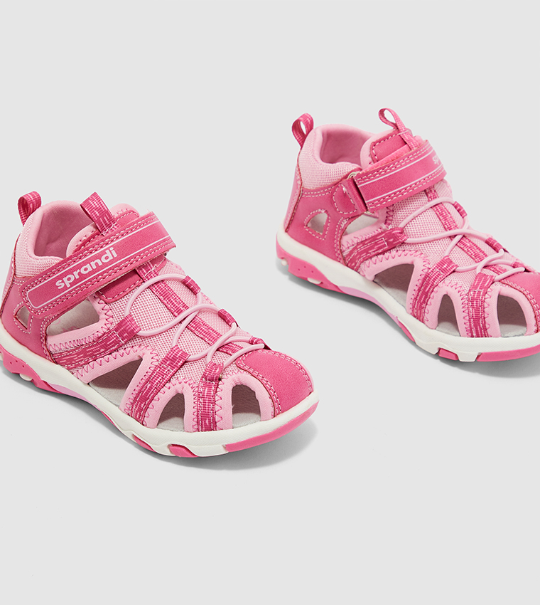 Buy Sprandi @ CCC Flat Heel Round Toe Casual Sandals In Pink ...
