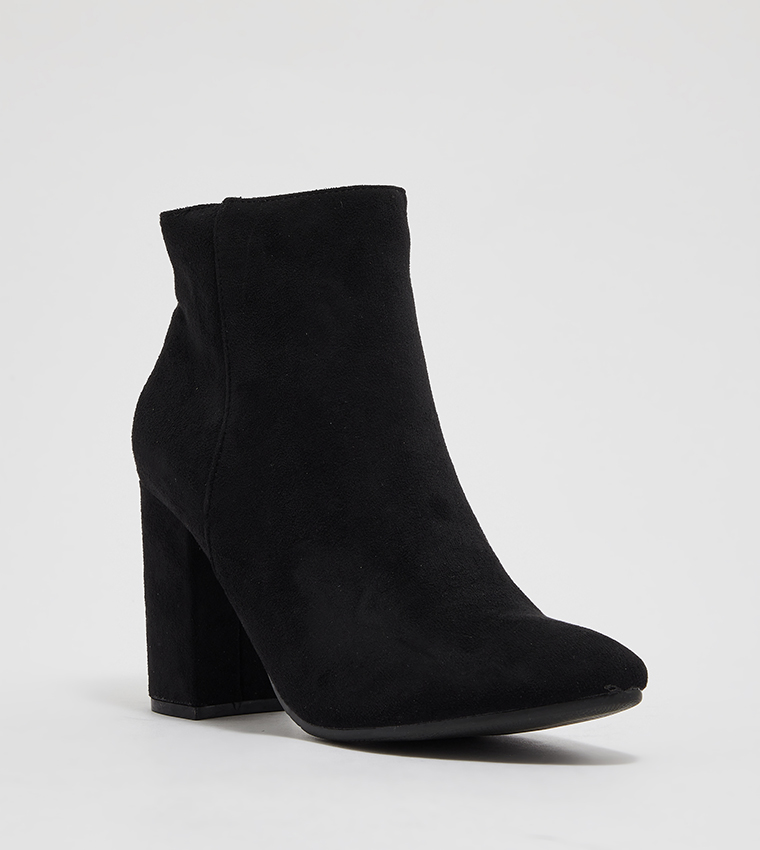 Buy Jenny Fairy @ CCC Round Toe Ankle Boots In Black | 6thStreet Bahrain