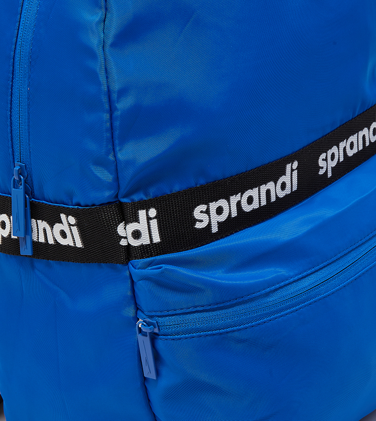 Buy Sprandi Solid Backpack In Blue | 6thStreet UAE