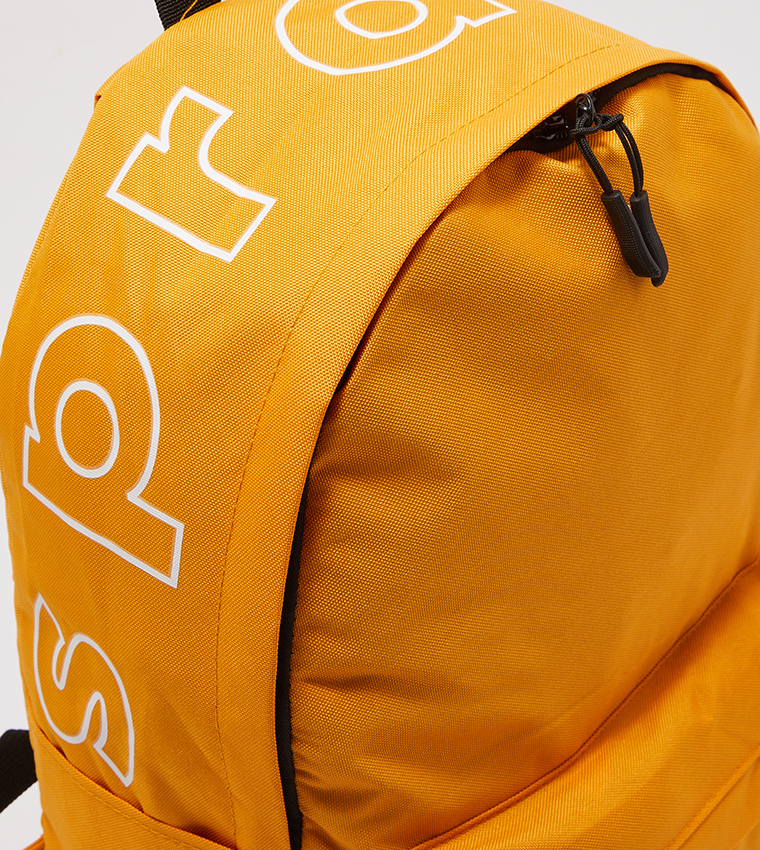 Buy Sprandi Solid Backpack In Orange | 6thStreet UAE
