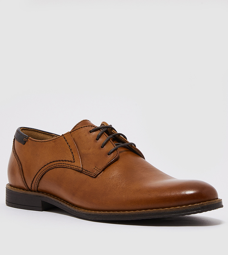 Buy Lasocki @ CCC Open Flap Lacing Derby Shoes In Brown | 6thStreet ...