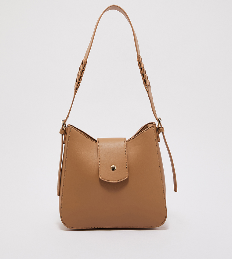Buy Jenny Fairy @ CCC Classic Hobo Bag In Tan | 6thStreet UAE