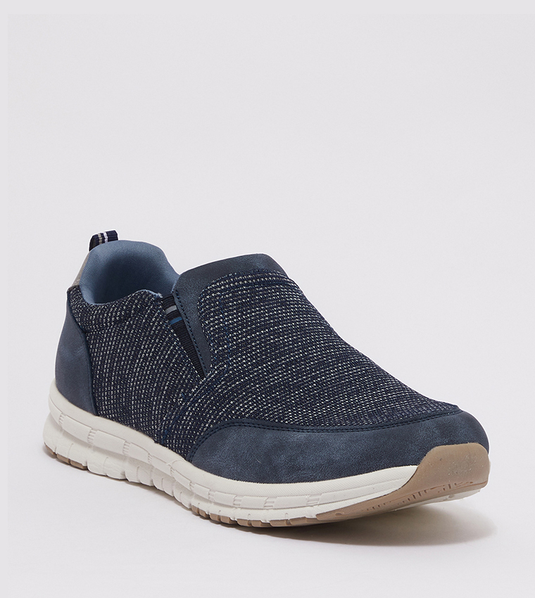 Buy Go Soft @ CCC Knitted Slip On Low Top Sneakers In Blue | 6thStreet ...