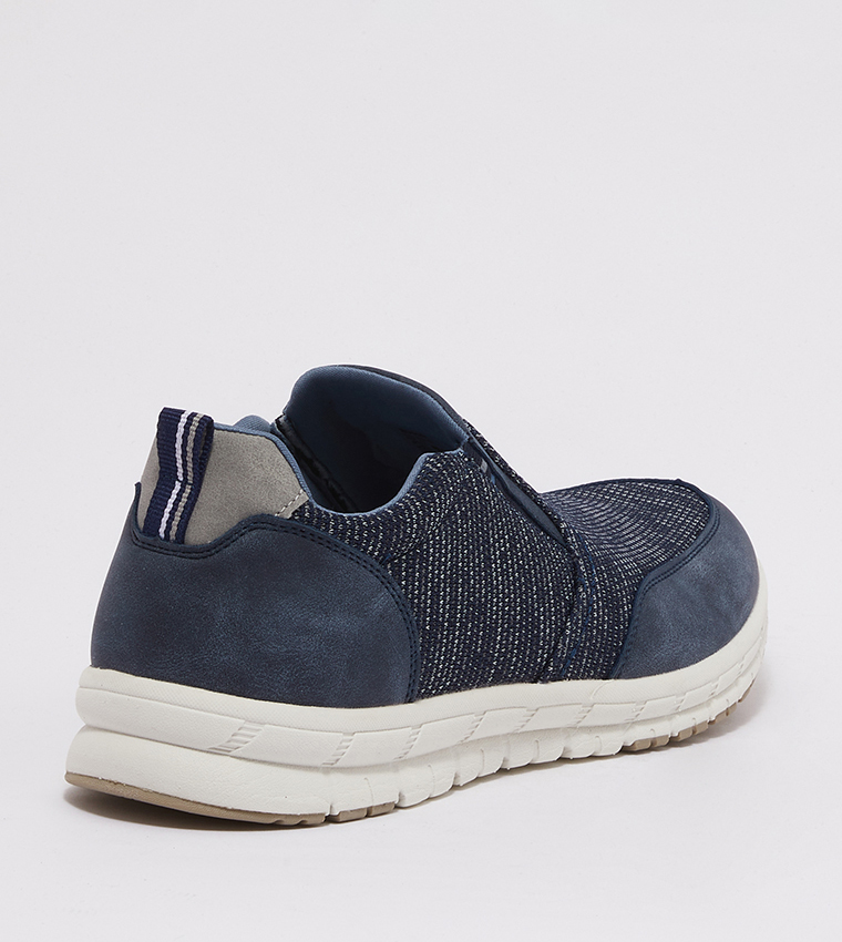 Buy Go Soft @ CCC Knitted Slip On Low Top Sneakers In Blue | 6thStreet ...
