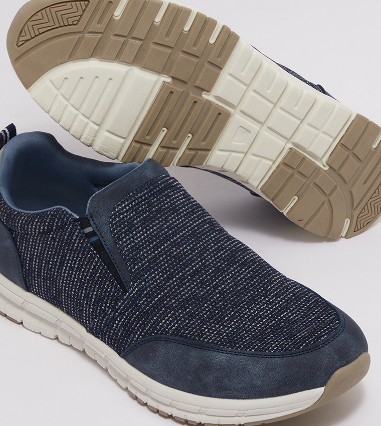 Buy Go Soft @ CCC Knitted Slip On Low Top Sneakers In Blue | 6thStreet ...