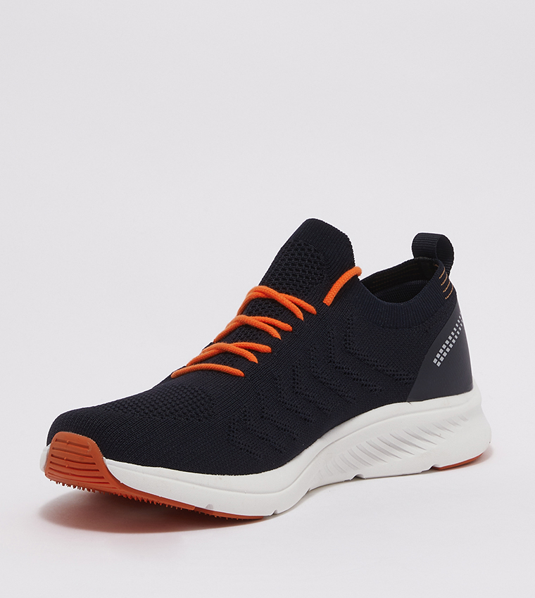 Buy Sprandi @ CCC Knitted Lace Up Running Shoes In Blue | 6thStreet ...
