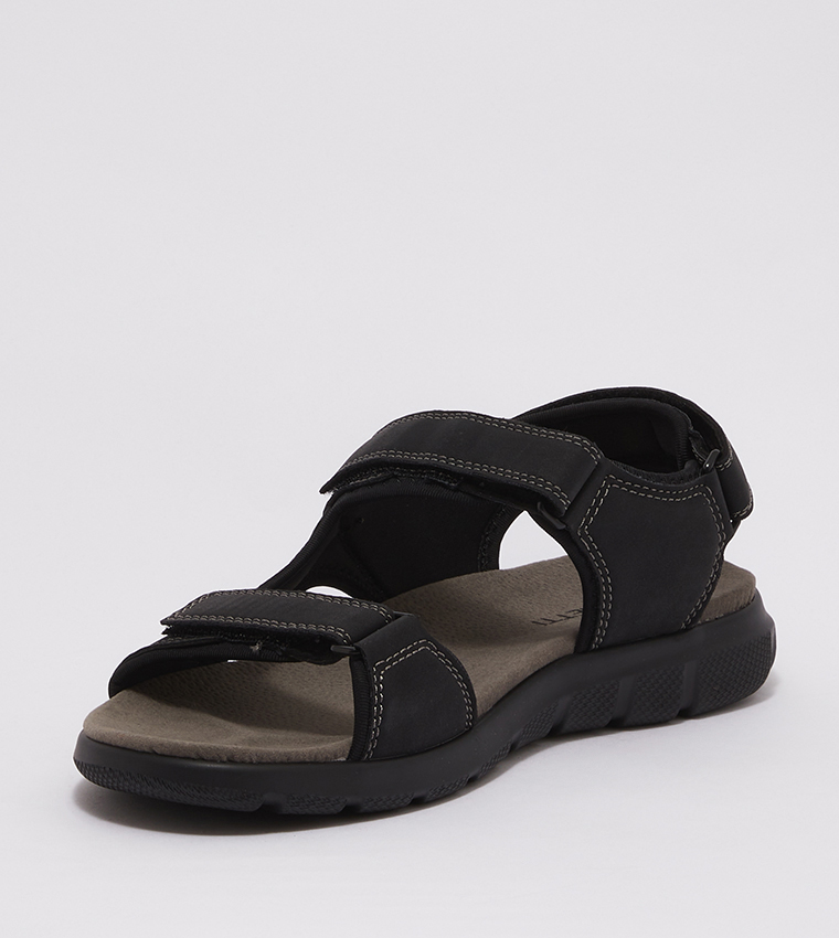 Buy Lanetti @ CCC Velcro Strap Casual Sandals In Black | 6thStreet ...