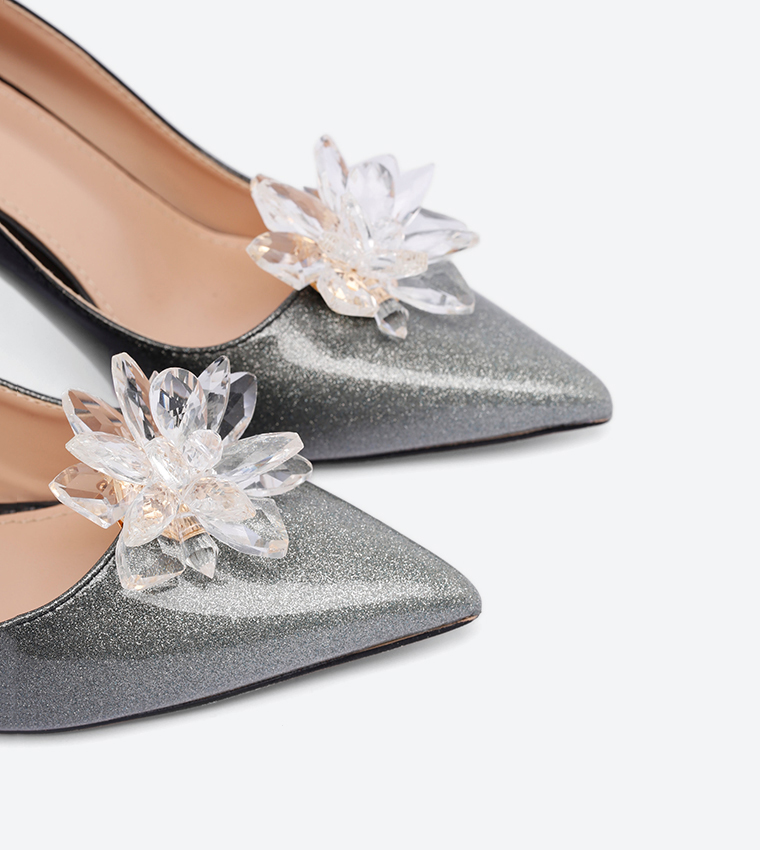 Buy Aldo Accessories Stone Embellished Shoe Pins White In White ...