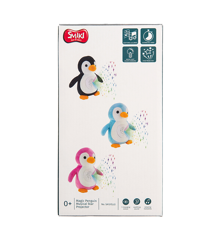 Buy R&B Kids Musical Star Projector Blue Penguin In Multiple Colors ...