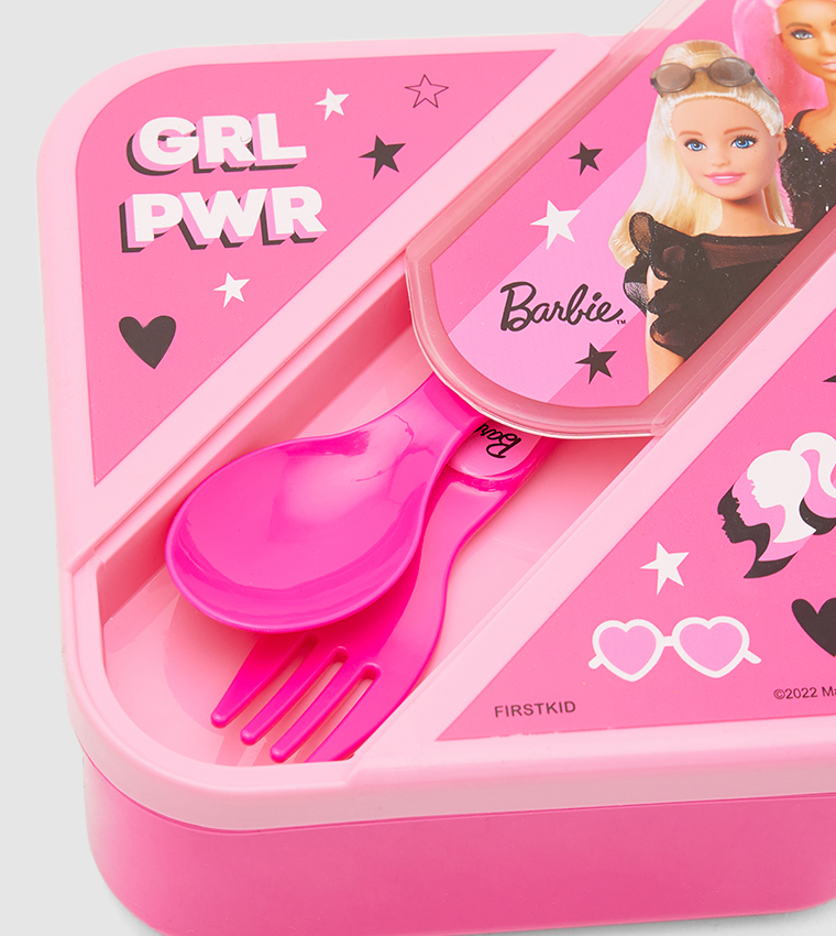 Buy R&B Kids Barbie Lunch Box With Cutlery In Multiple Colors ...