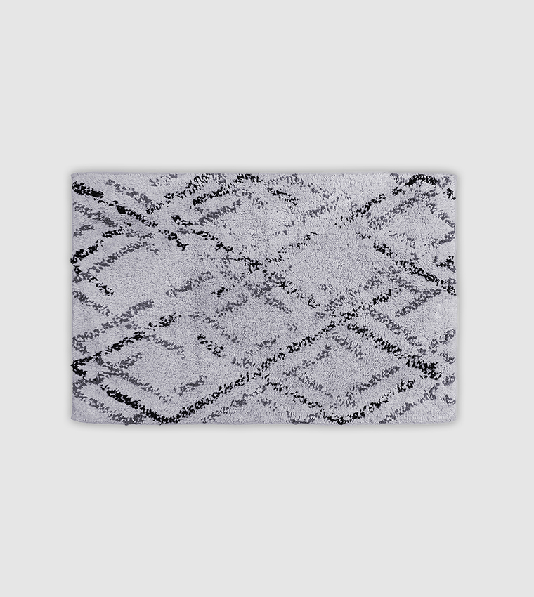 Buy HIS & HERS Utility Rectangular Rug In Grey | 6thStreet Qatar