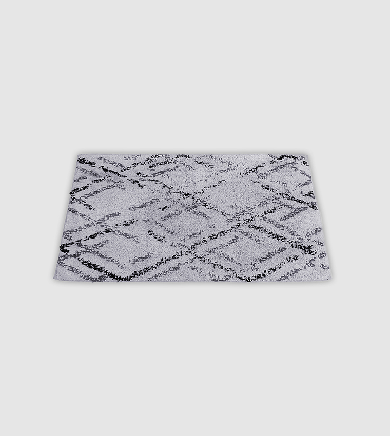 Buy HIS & HERS Utility Rectangular Rug In Grey | 6thStreet Qatar