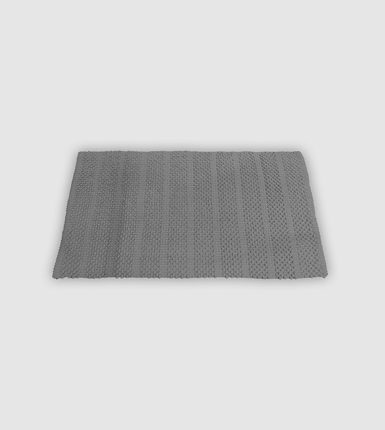 Buy HIS & HERS Utility Rectangular Rug In Grey | 6thStreet Bahrain