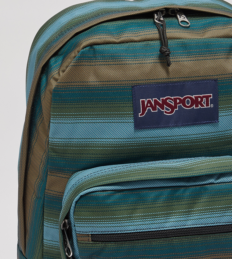 Buy Jansport City View Surfside Stripe School Backpack In Brown ...