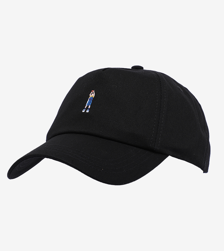 Buy Anta Sunbonnet Velcro Closure Cap Black In Black | 6thStreet Qatar