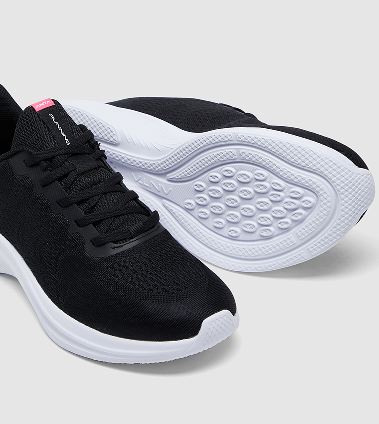 Buy Anta Running Shoes Black In Black | 6thStreet Qatar