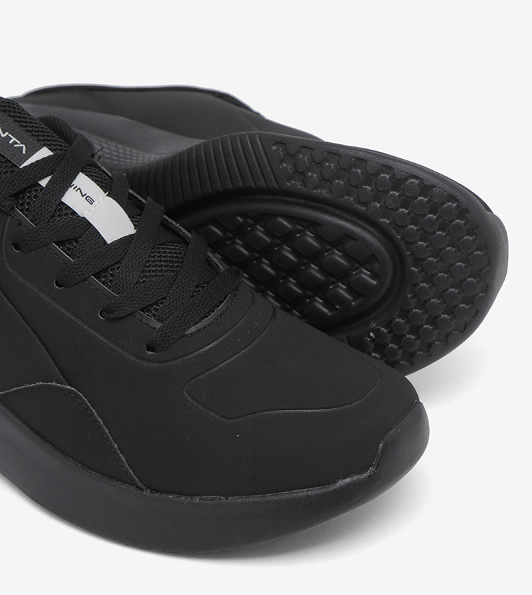 Buy Anta Lace Up Running Shoes Black In Black | 6thStreet Qatar