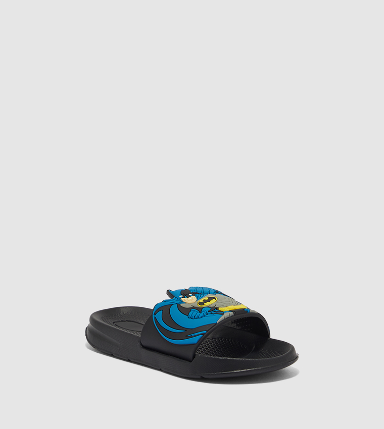 Buy Batman Batman Pool Sliders In Grey | 6thStreet UAE