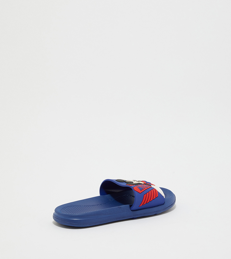 Buy Disney Mickey @ FAN MANIA Mickey Mouse Pool Sliders In Blue ...