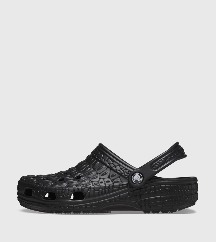 Buy Crocs Classic Crocskin Clog In Black | 6thStreet UAE