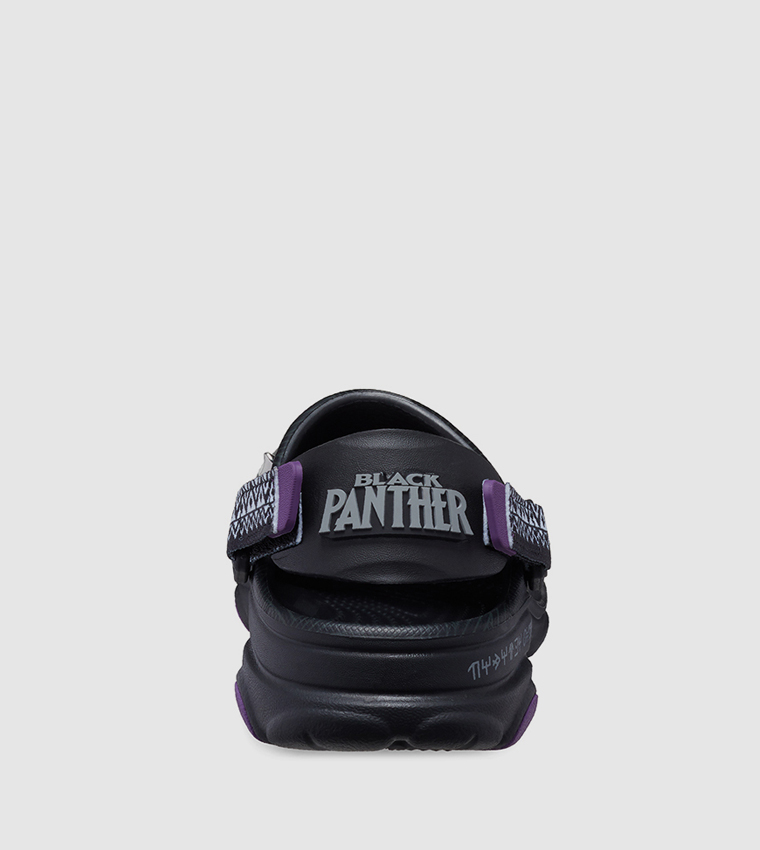 Buy Crocs Kids Classic All Terrain Black Panther Clogs In Black ...