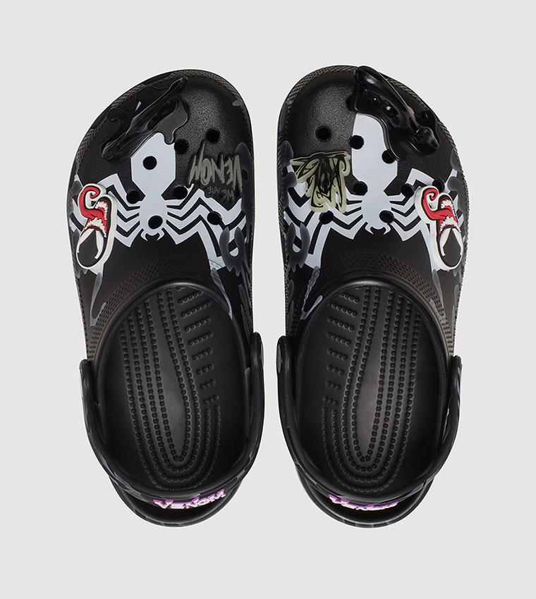 Buy Crocs Spider Man Venom Classic Clog In Black | 6thStreet Qatar