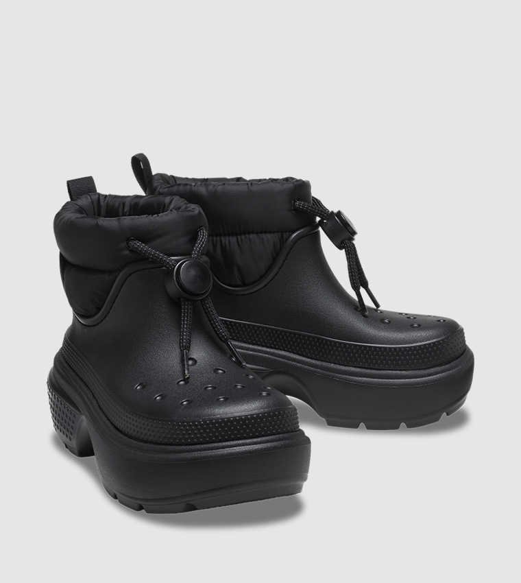 Buy Crocs Stomp Puff Boot In Black | 6thStreet Bahrain
