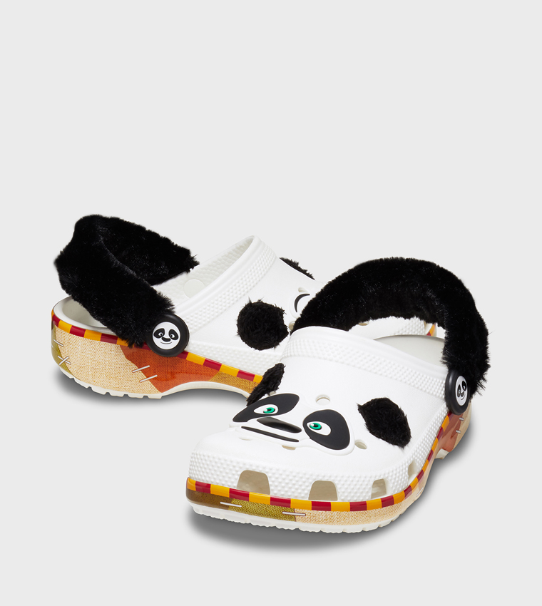 Buy Crocs Kids' Kung Fu Panda Classic Clog In White | 6thStreet Bahrain